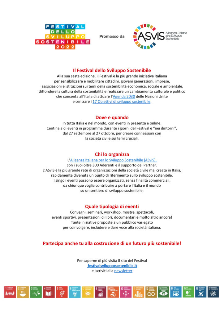 Festival dello Sviluppo Sostenibile 2022 – urban@it